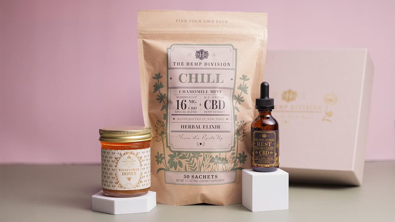 "CBD Gifts for Rest & Relaxation - Holiday Gift Sets"